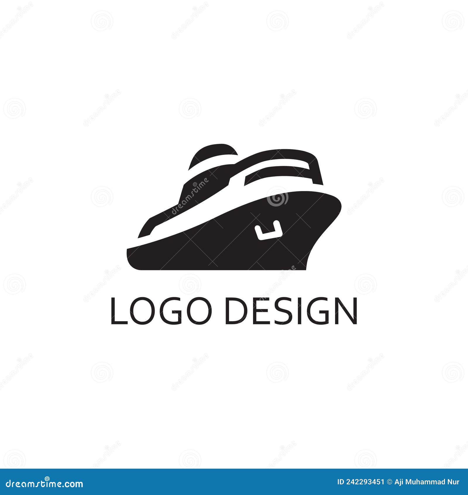 Black Simple Shipping Icon Design Stock Vector - Illustration of icon ...
