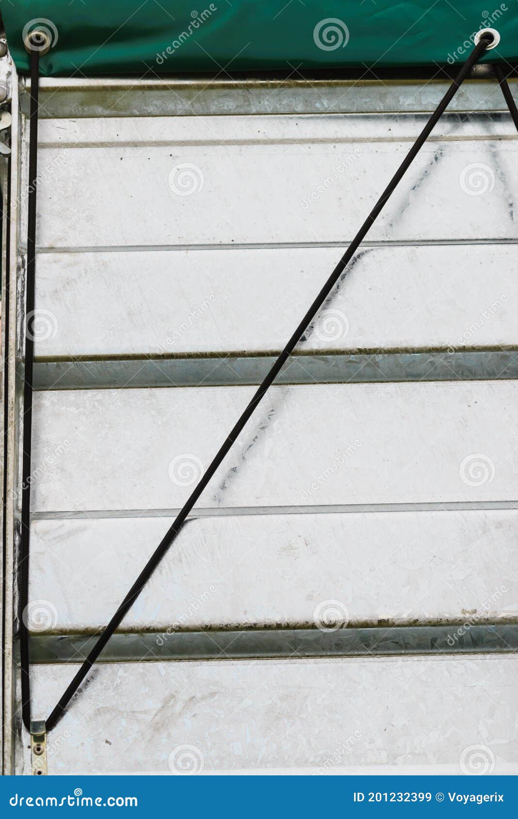 Black Single Safety Link String on White Tinware Stock Image - Image of ...