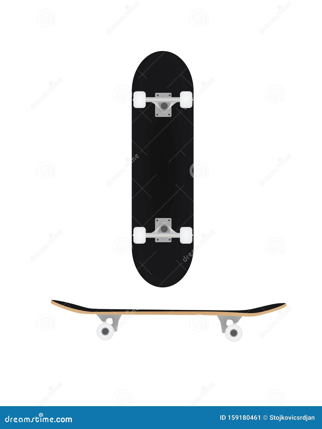Black Skate Park Icon Isolated On Transparent Background. Set Of Ramp ...