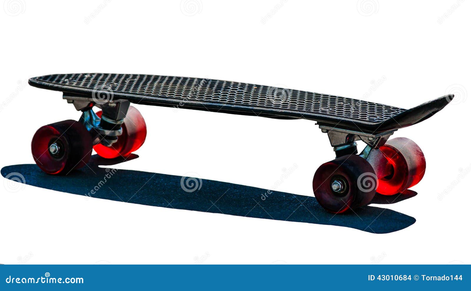 Black Skateboard with Red Wheels Stock Photo - Image of skateboard ...