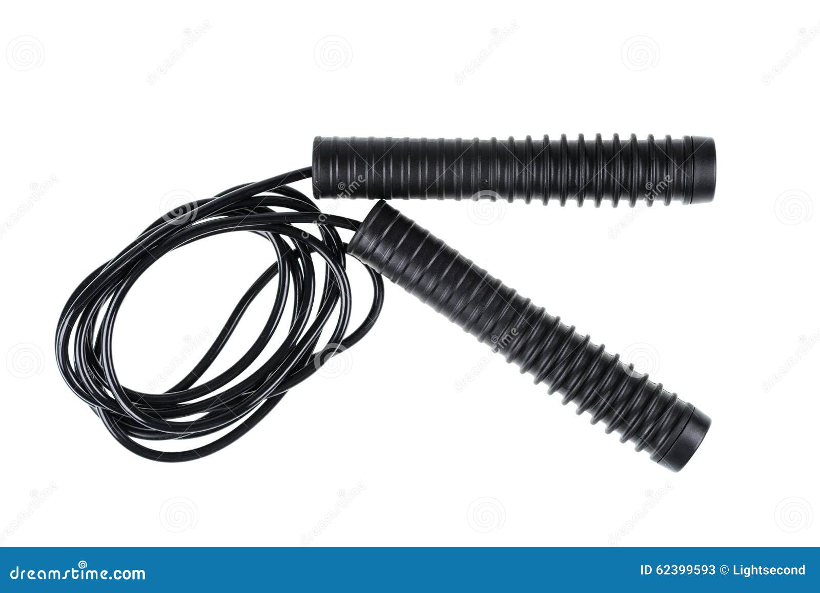 Black Skipping Rope stock image. Image of rope, plastic - 62399593