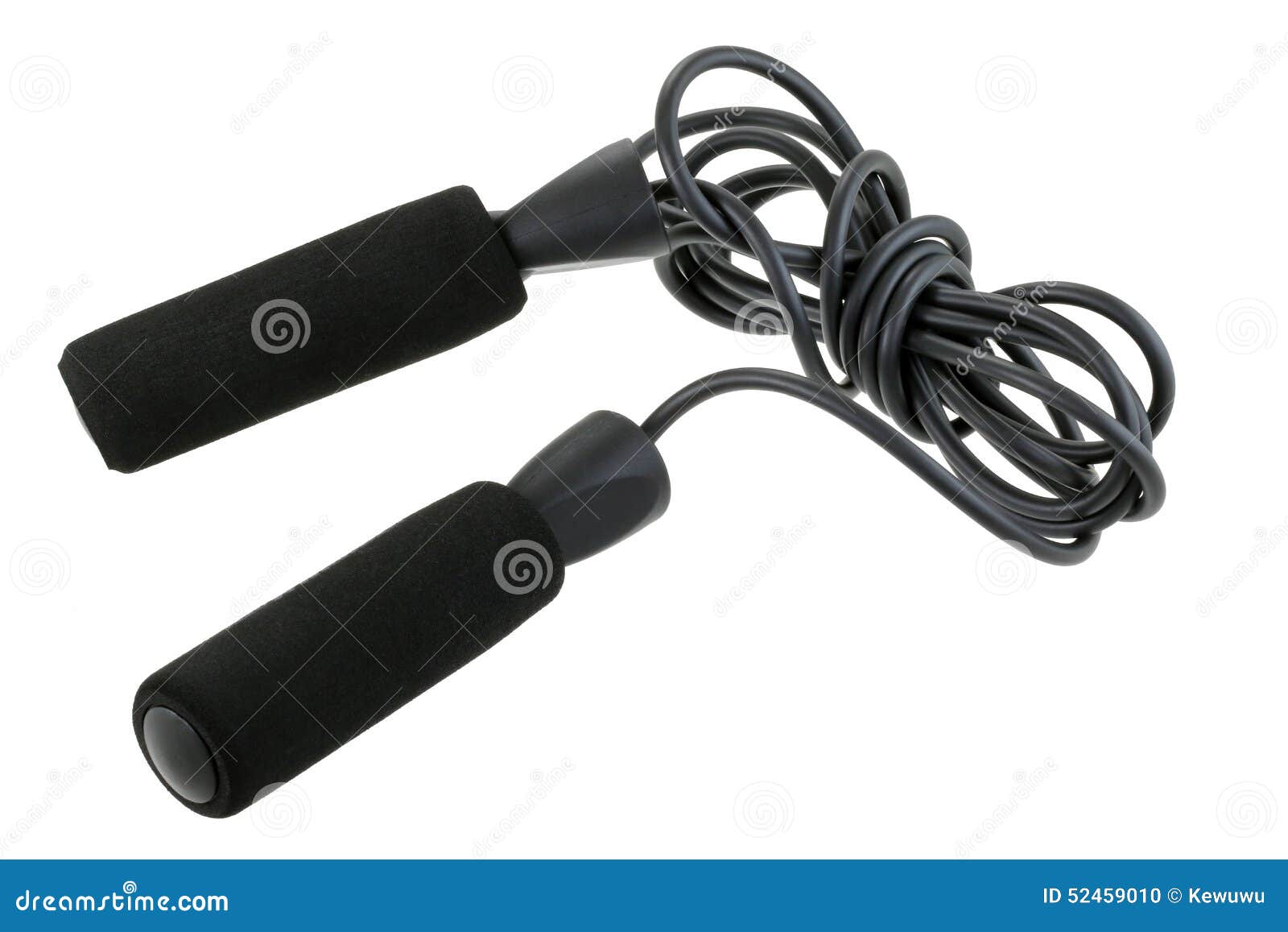 Black Skipping Rope (jump Rope) Stock Photo - Image of game, jumping ...