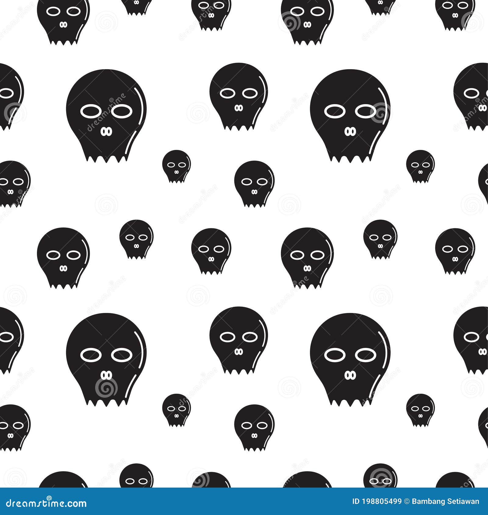 Black Skull Shape Vector Illustration in White Color Background ...