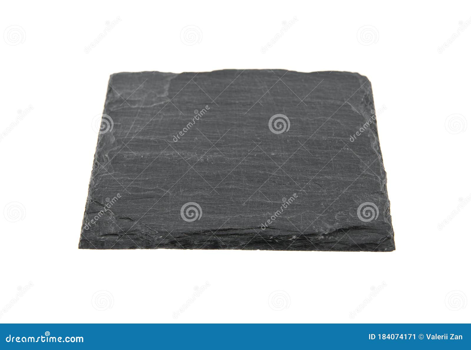 Black Slate Board Isolated on White Background Stock Image - Image of ...