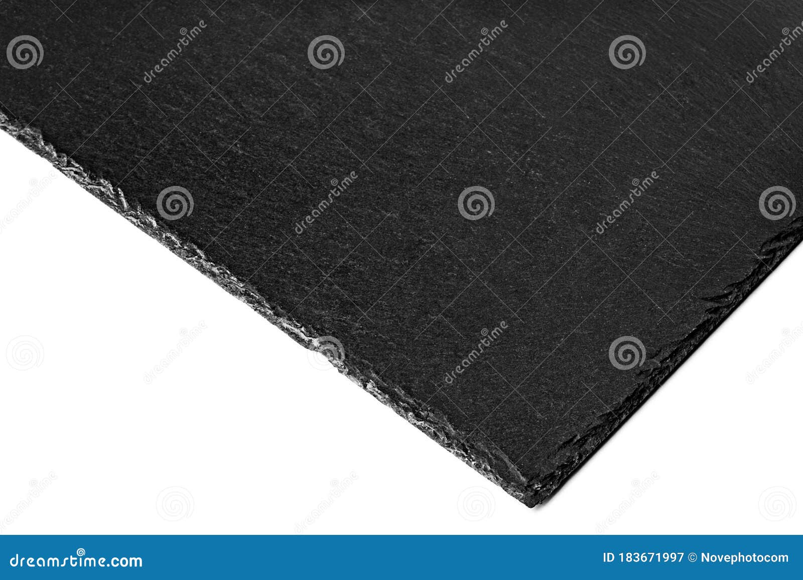 Black Slate Plate Fragment. Black Stone Slate Board. Empty Slate ...