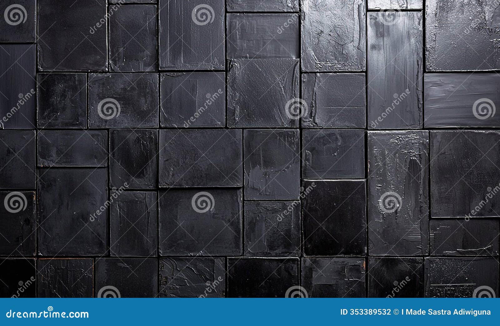 Black Slate Tile Wall Background, Dark Texture for Interior Design ...