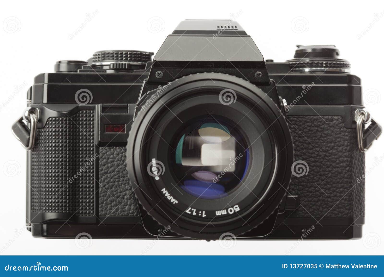 Black SLR camera from 1980 stock image. Image of front - 13727035