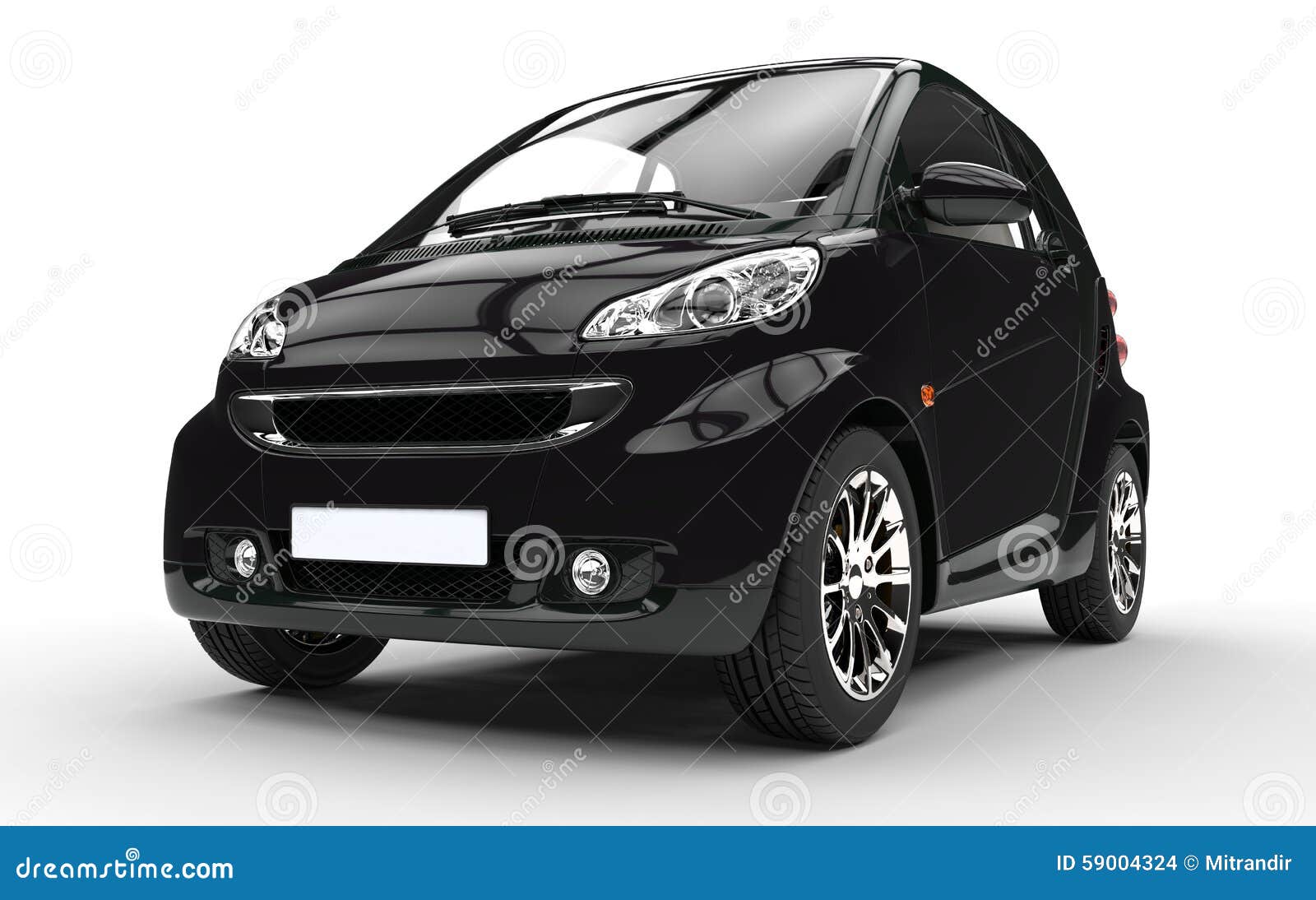 Black Small Car stock illustration. Illustration of shiny - 59004324