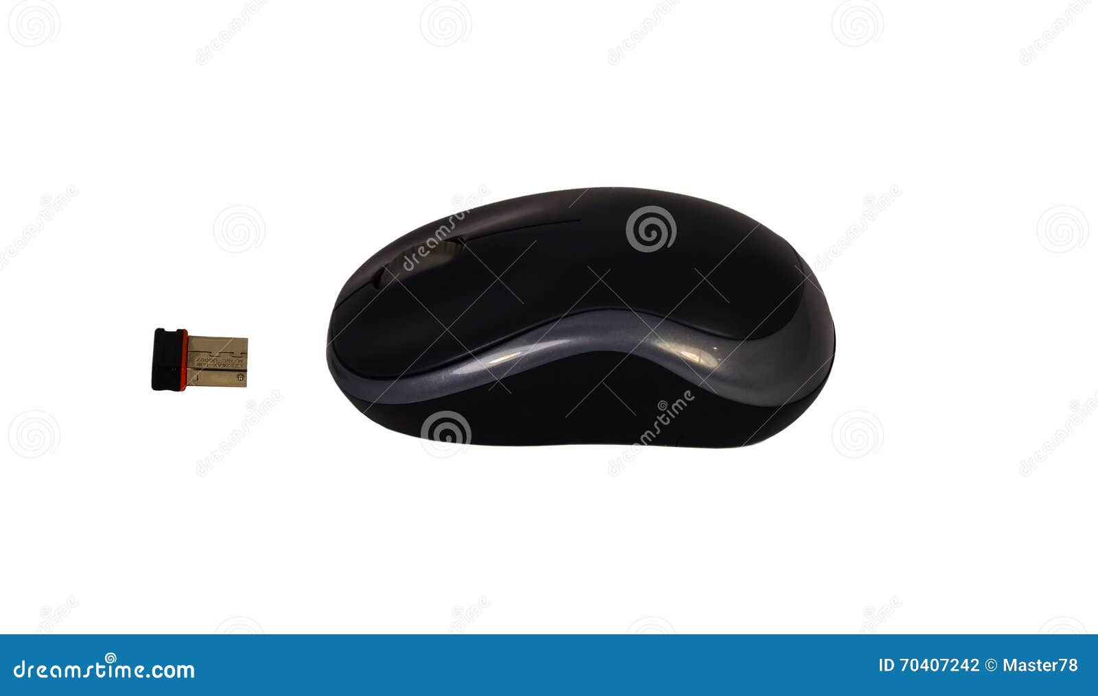 Black Small Computer Wireless Mouse Stock Photo - Image of blog ...