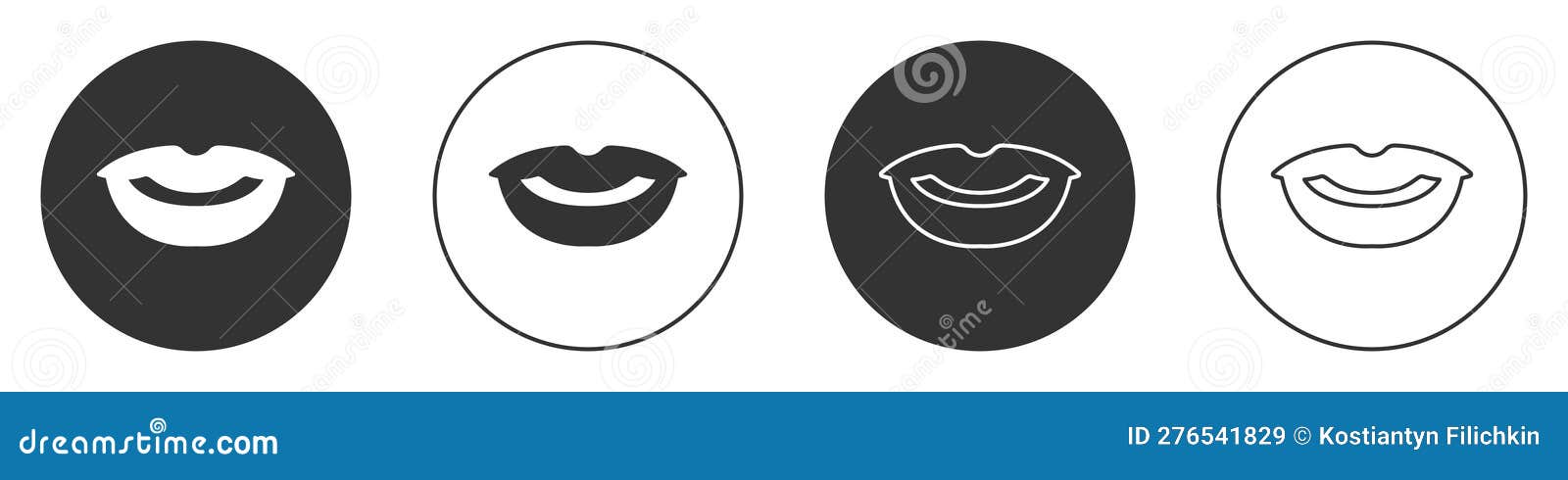 Black Pou Smiling Picture With Ribbon Stock Image | CartoonDealer.com ...