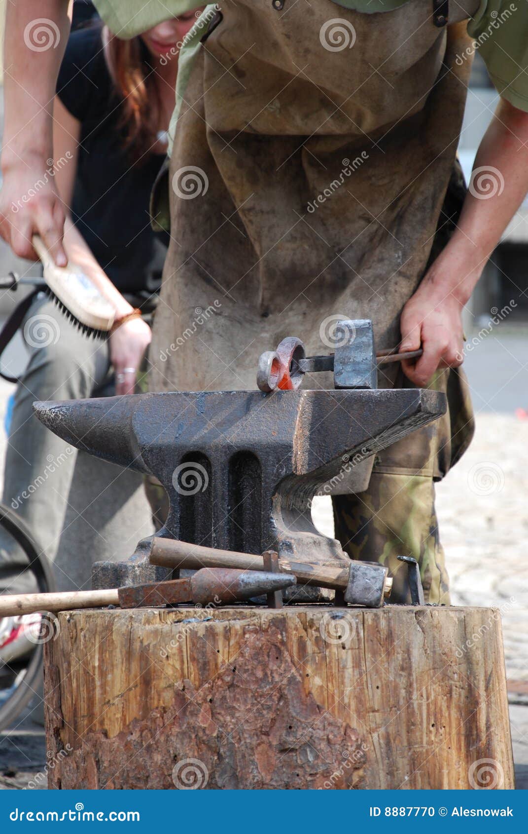 Black smith stock photo. Image of blacksmith, outdoors - 8887770
