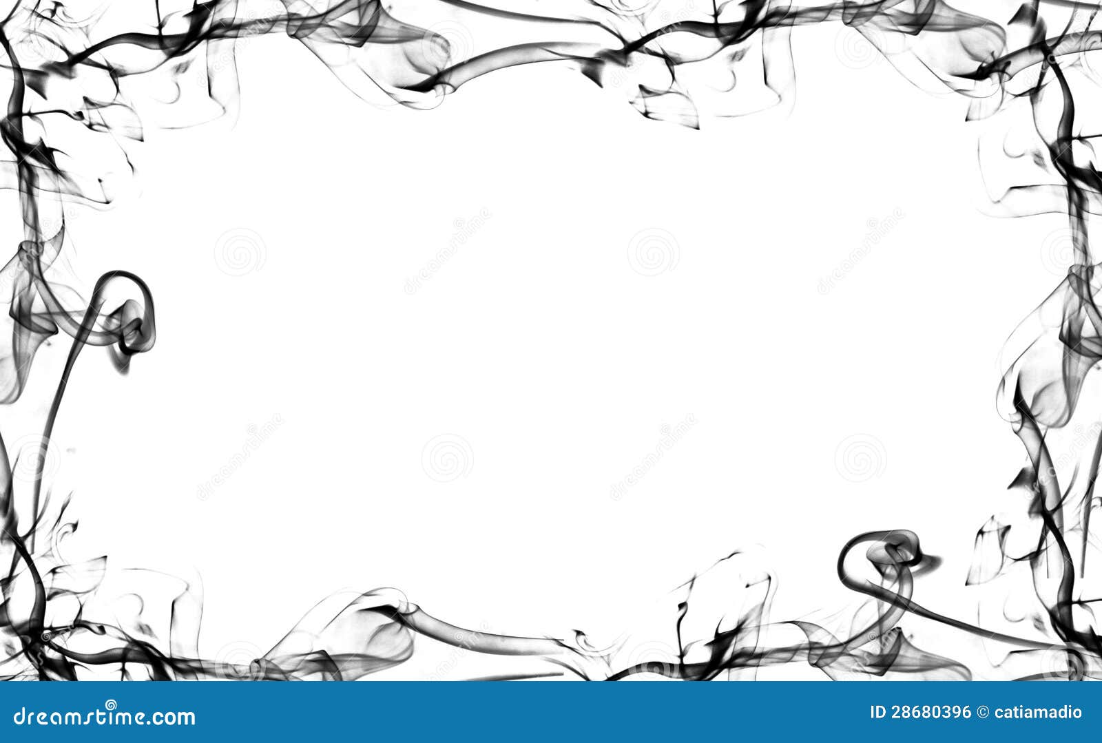 Smoke Frame Misty Texture Effect For Film , Text Or Space . Border ...