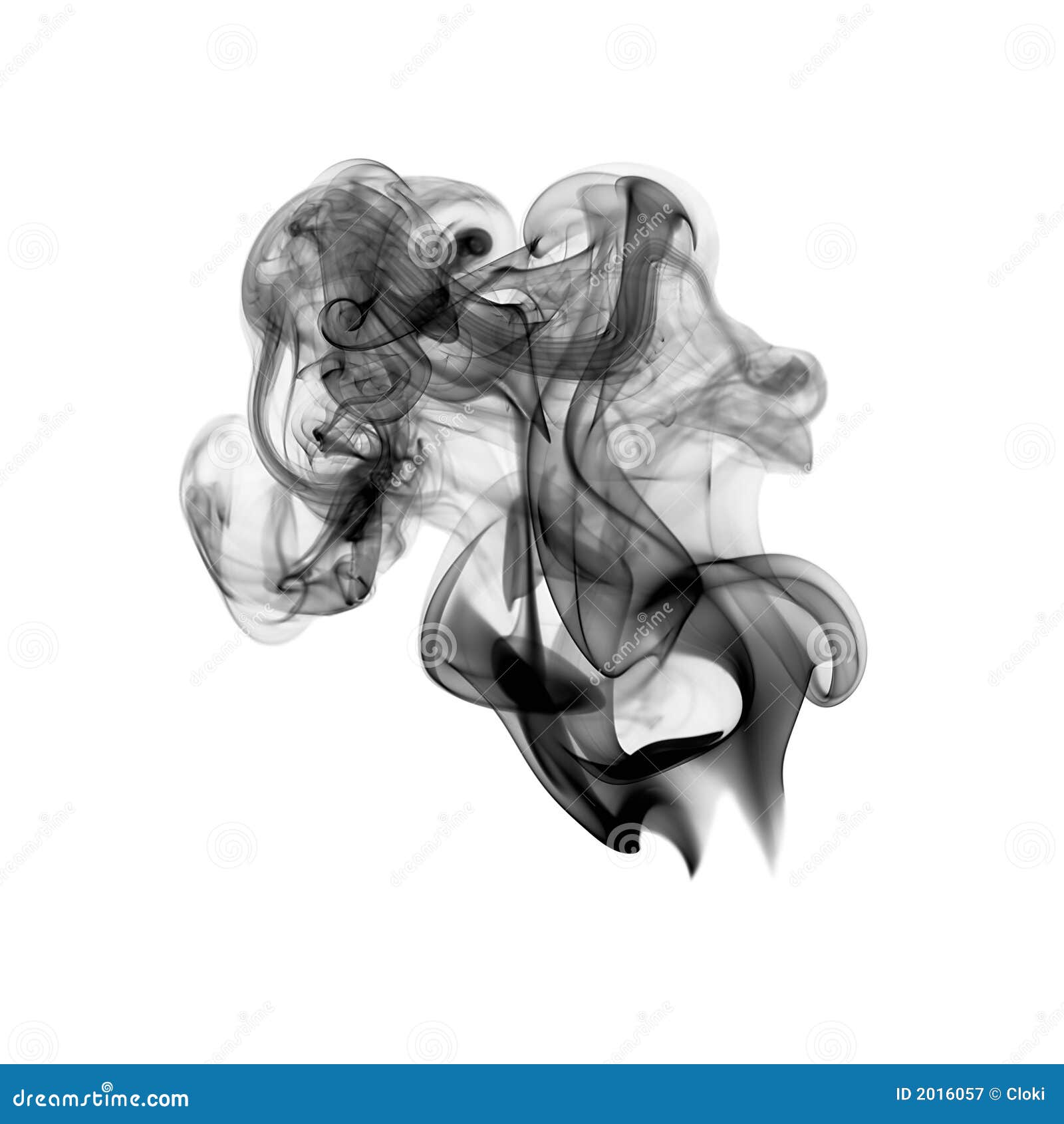 Black Smoke Isolated on White Stock Image - Image of form, trail: 2016057