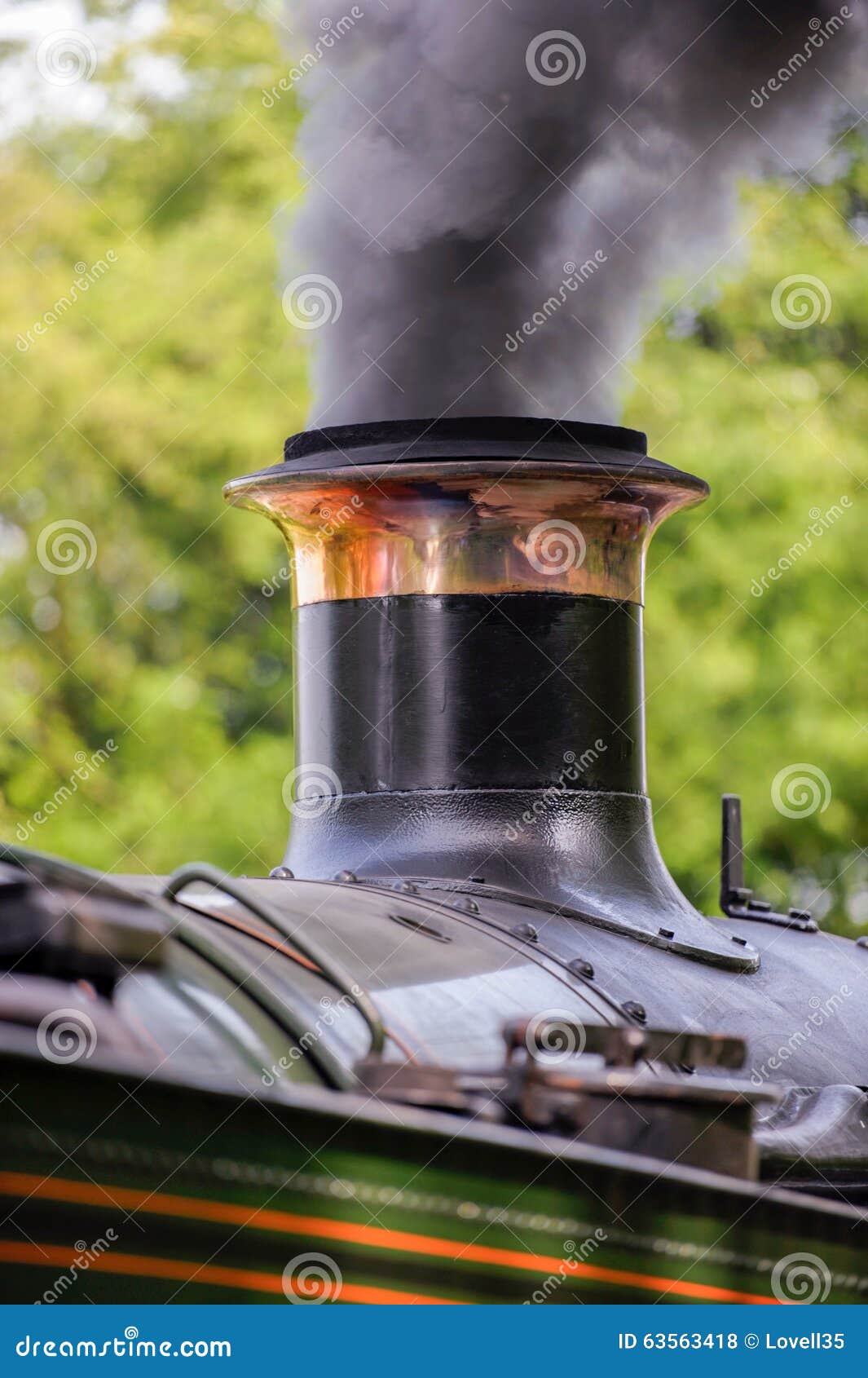 Black Smoke from Train Chimney Stock Photo - Image of vintage, railway ...