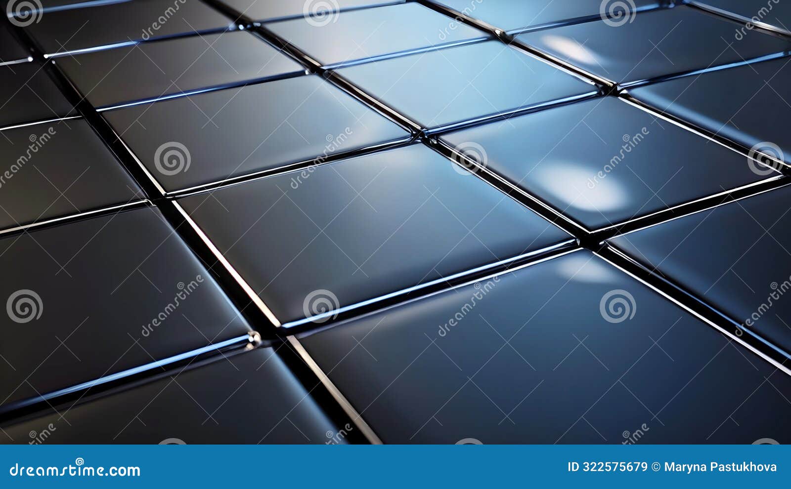 Black Smooth Matte Square Tiles Background Stock Illustration ...