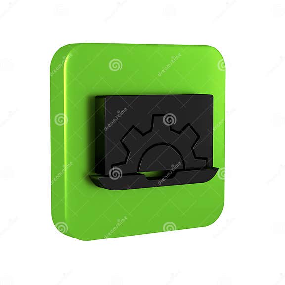 Black Software Web Development Programming Concept Icon Isolated On