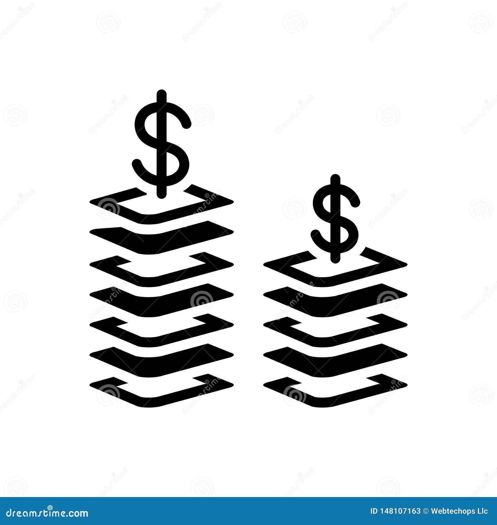 Black Solid Icon for Acquisitions, Mergers and Aquisition Stock Vector ...