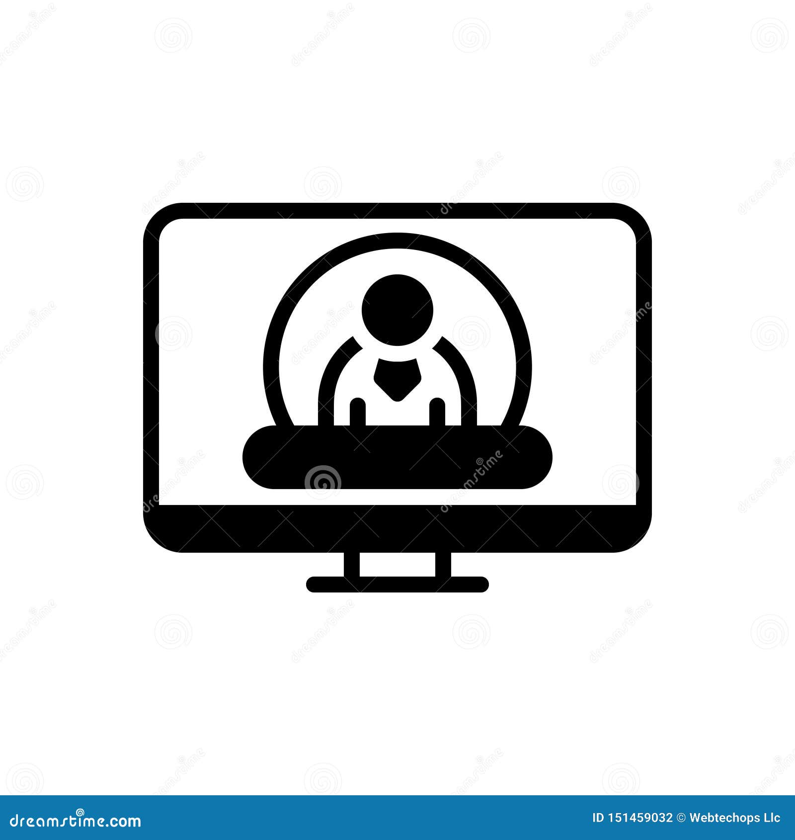 Black Solid Icon for Admin, Administrator and Information Stock Vector ...