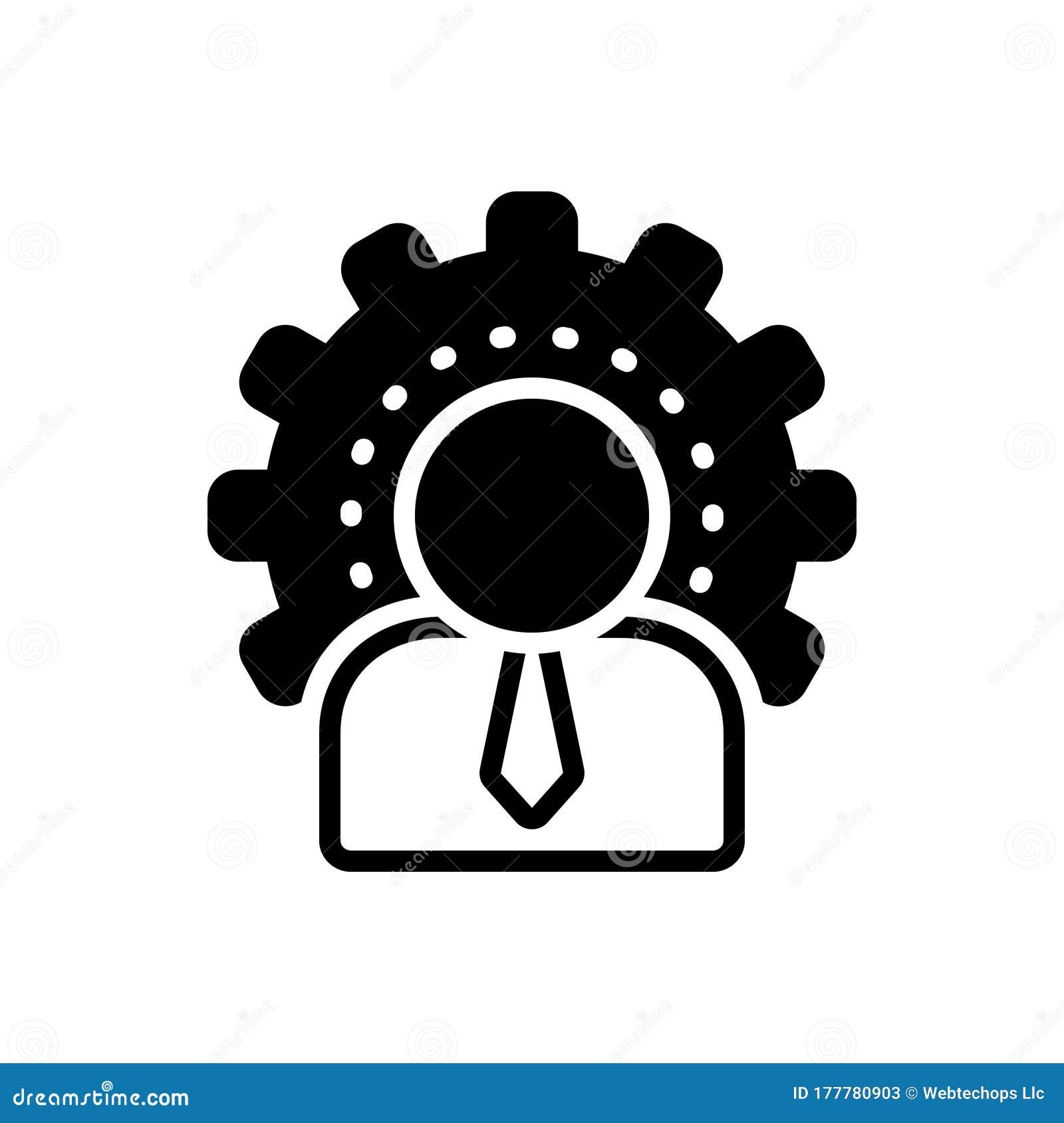 Black Solid Icon for Administration, Regime and Governance Stock Vector ...