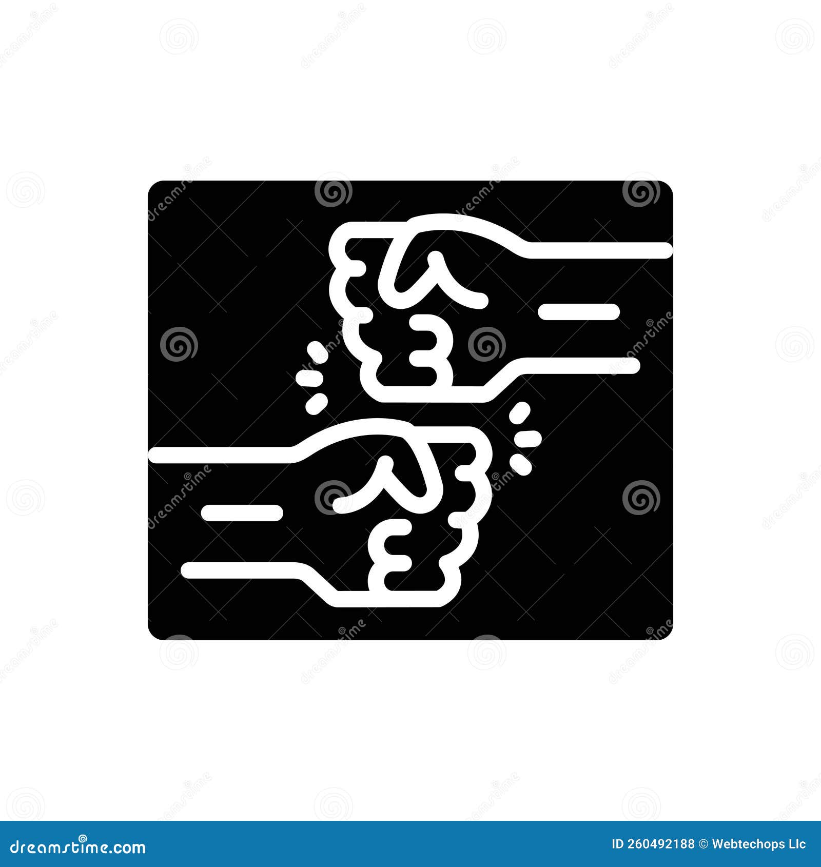 Black Solid Icon for Agreed, Consentaneous and Concur Stock Vector ...