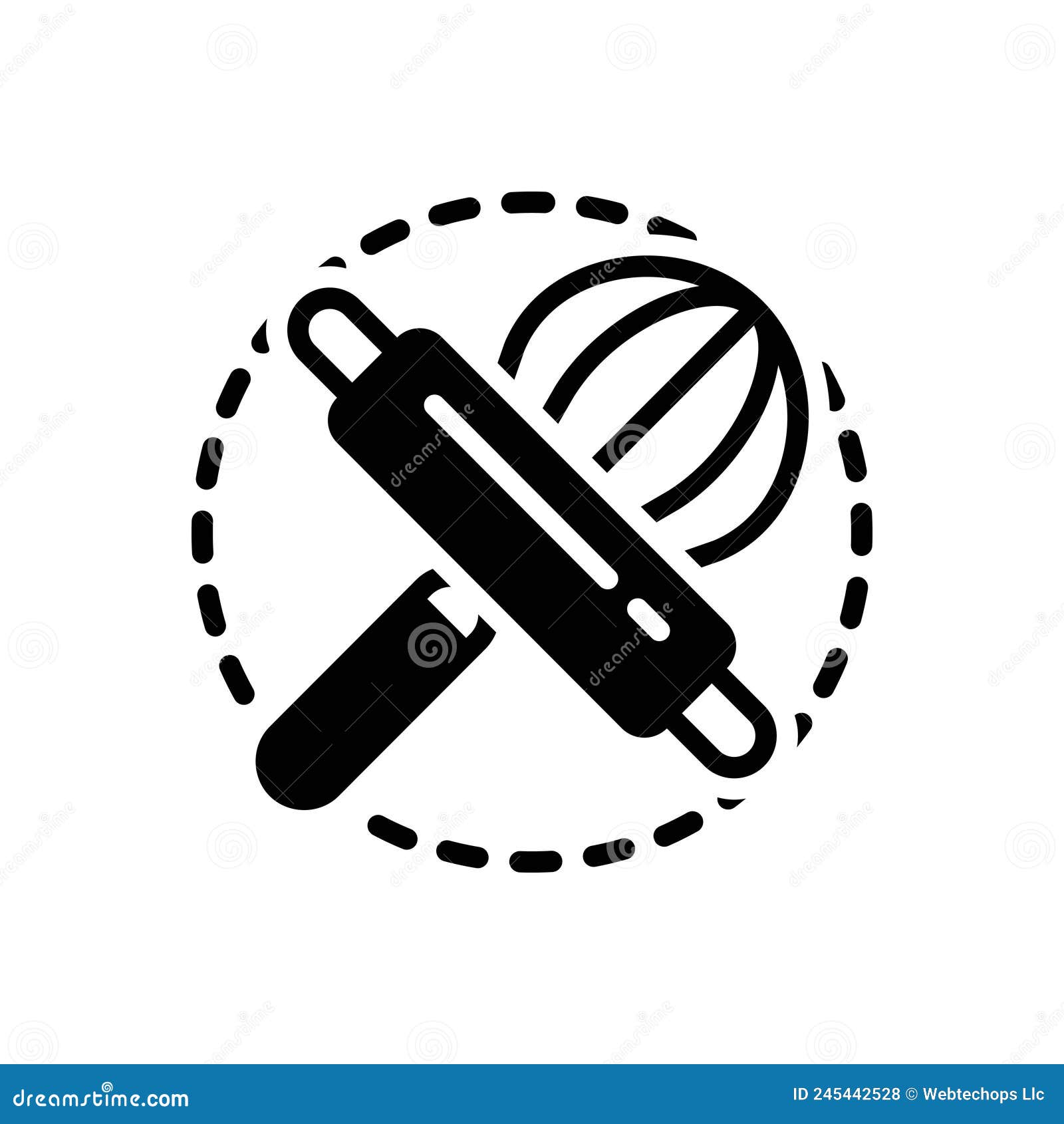 Black Solid Icon for Baking, Calcination and Ripeness Stock Vector ...