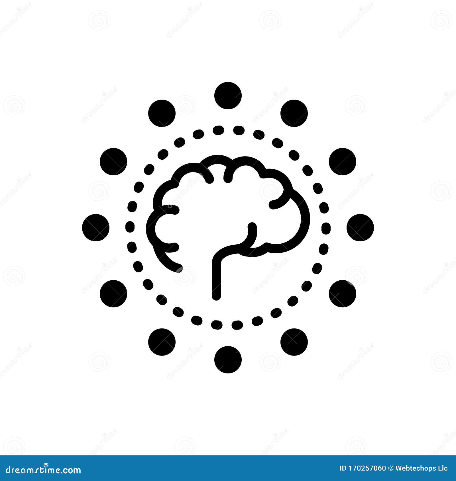 Black Solid Icon for Capability, Skillfulness and Intelligence Stock ...