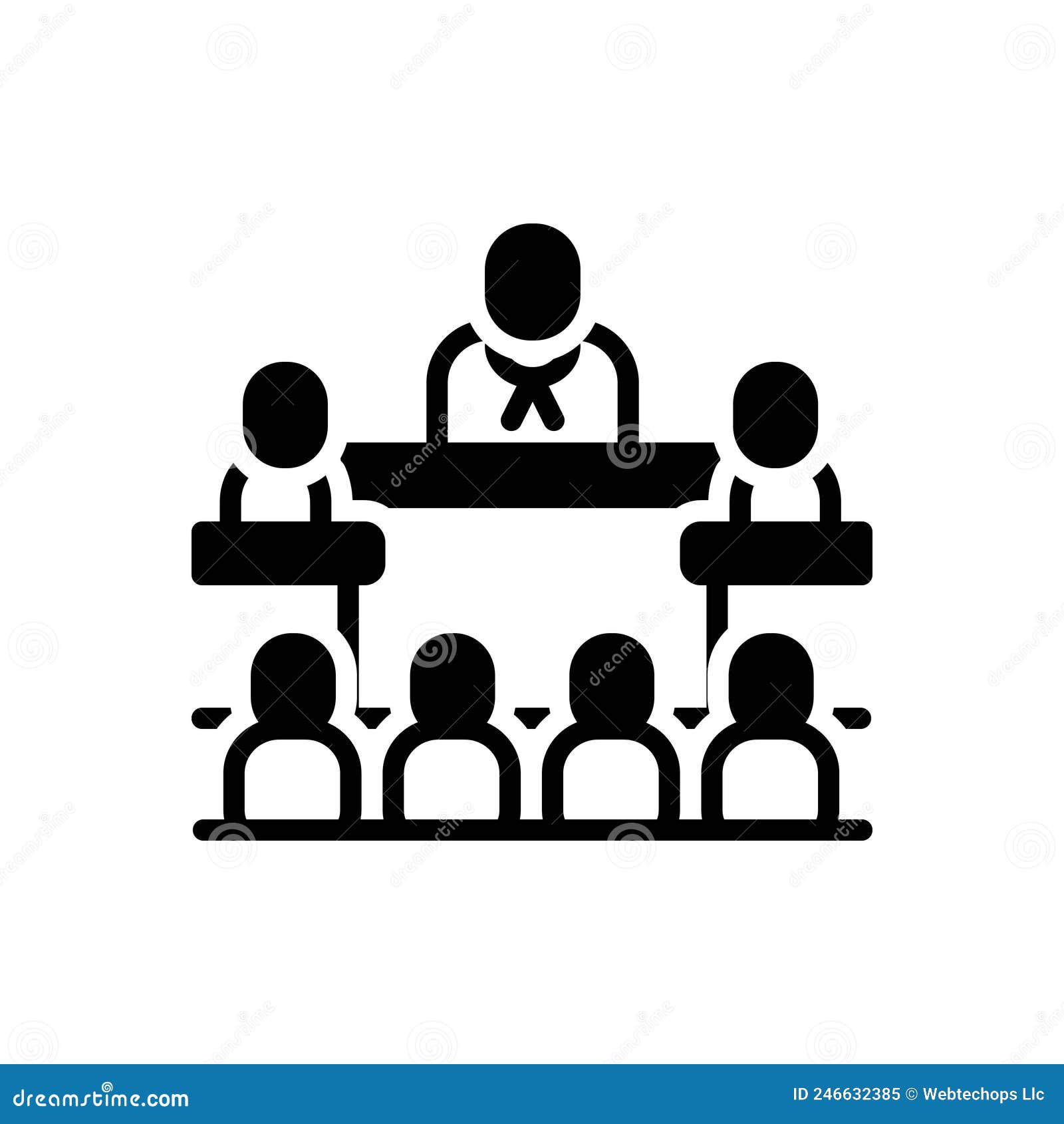 Black Solid Icon for Conviction, Judgement and Guilty Stock Vector ...