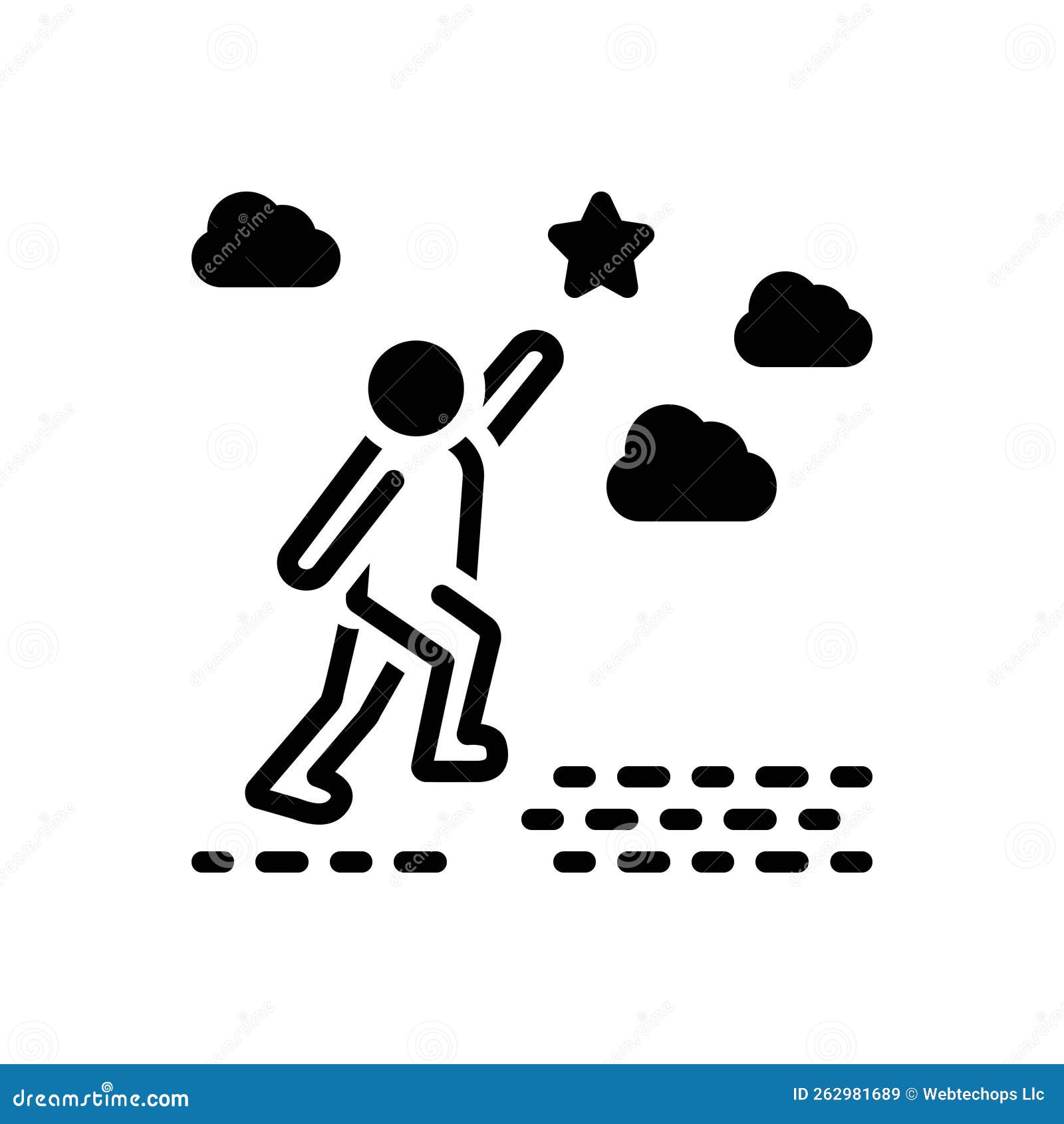 Black Solid Icon for Courage, Adventure and Daring Stock Vector ...