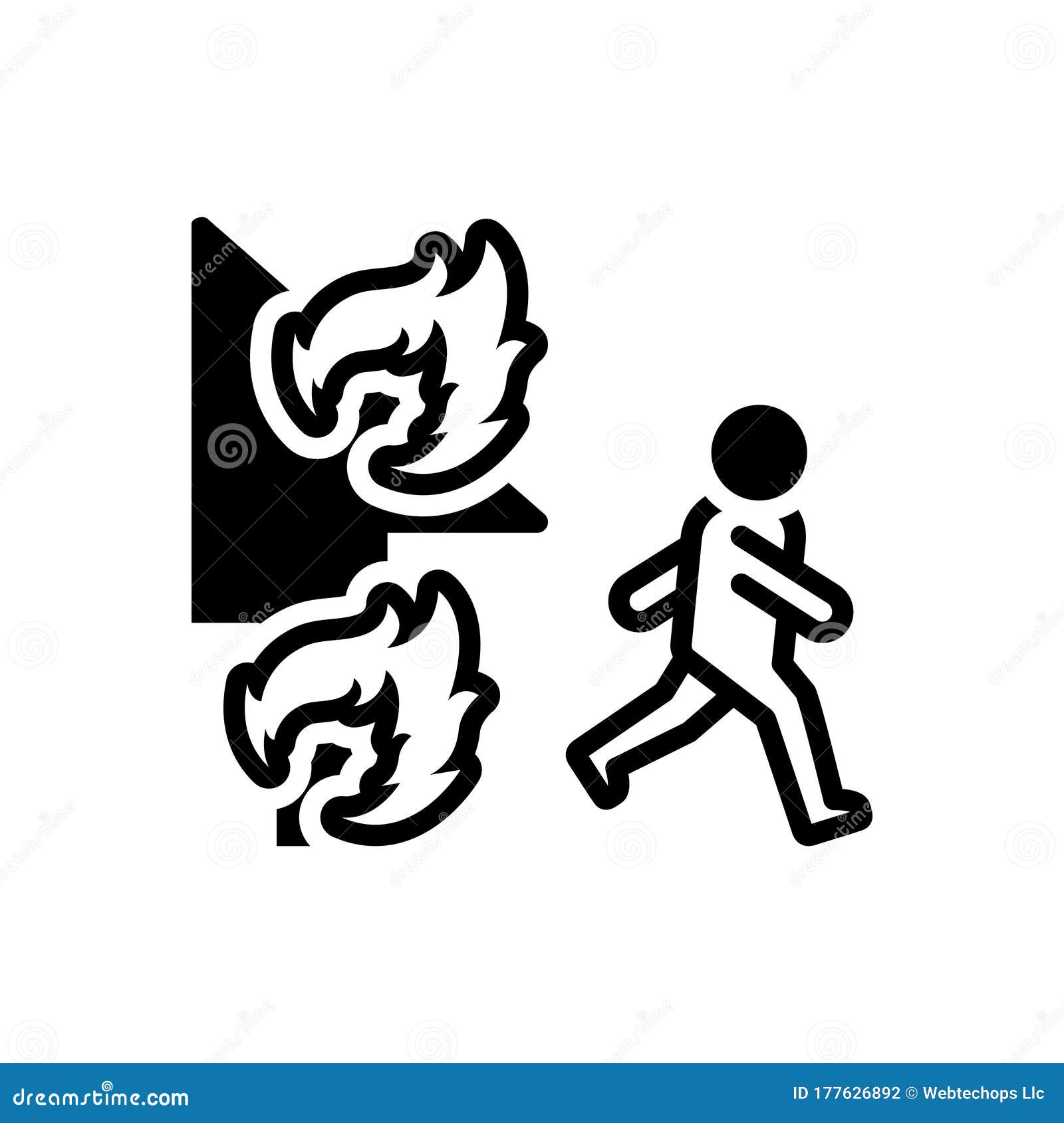 Black Solid Icon for Emergency, Climacteric and Exigency Stock Vector ...