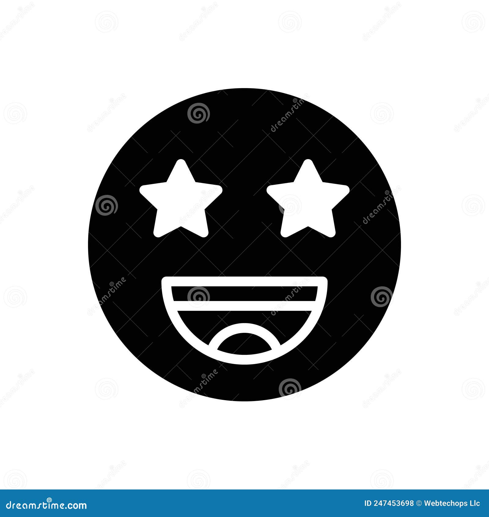 Exciting Emoji Icon. Happy Emotion. Social Media Concept. Vector On ...