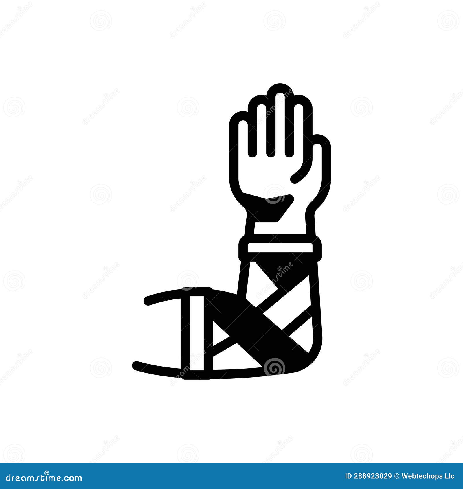 Black Solid Icon for Harm, Damage and Wound Stock Vector - Illustration ...