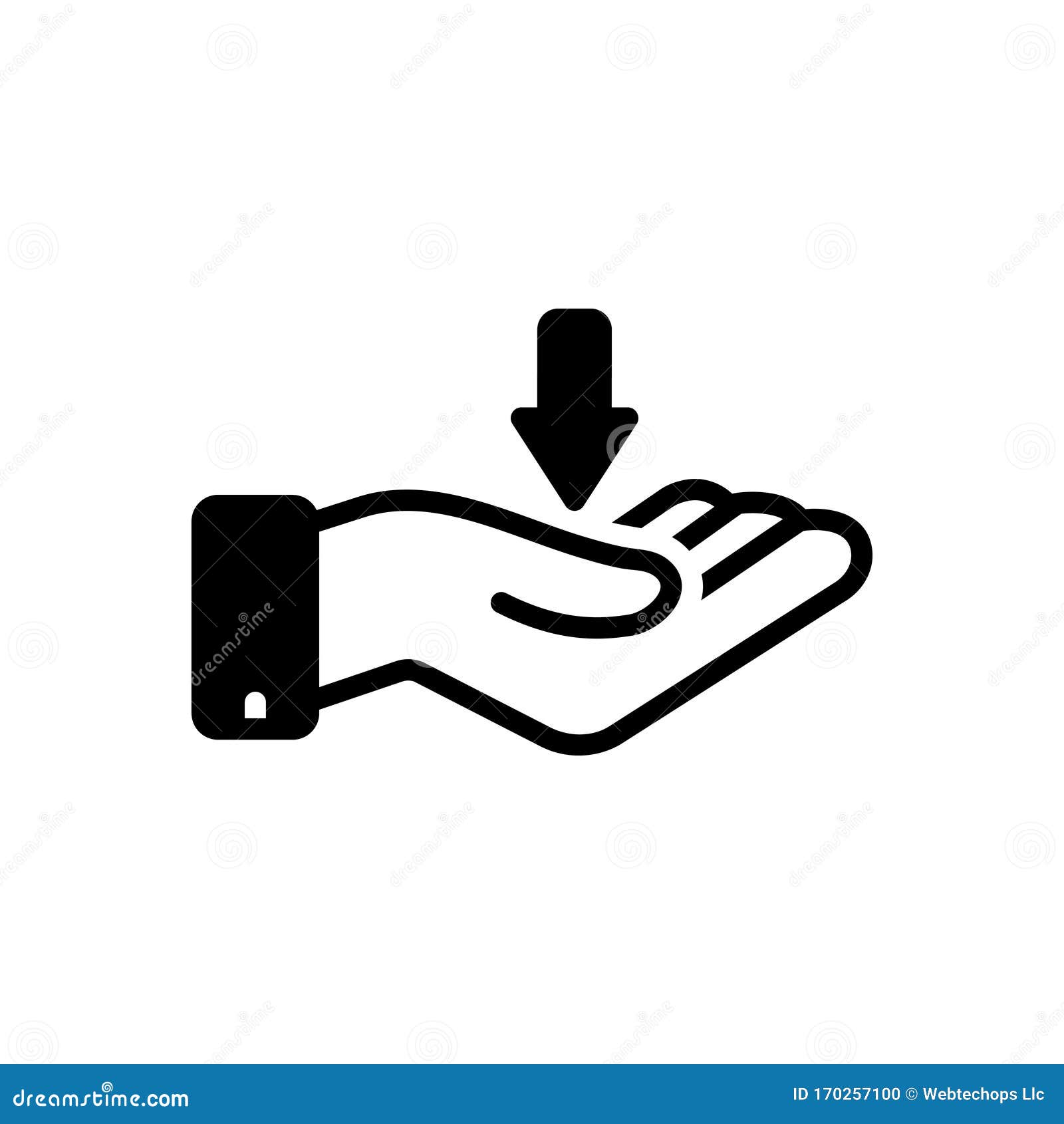 Black Solid Icon for Have, Own and Possess Stock Vector - Illustration ...