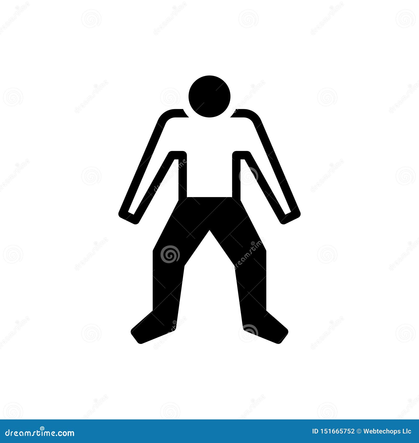 Black Solid Icon for Human, Being and Psyche Stock Vector ...