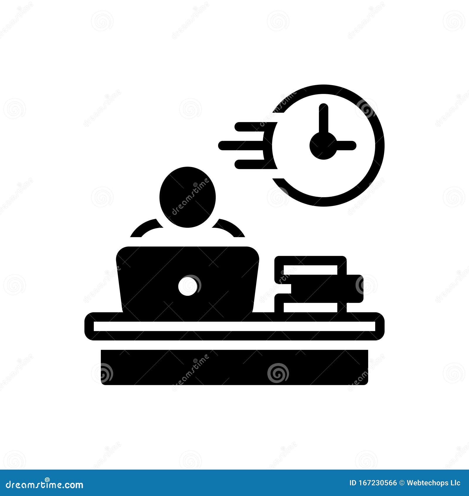 Black Solid Icon for Immediate, Quick and Instant Stock Vector ...