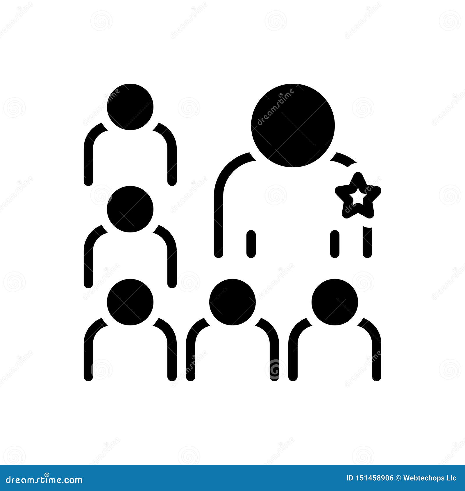 Black Solid Icon for Individual, Personal and Private Stock Vector ...