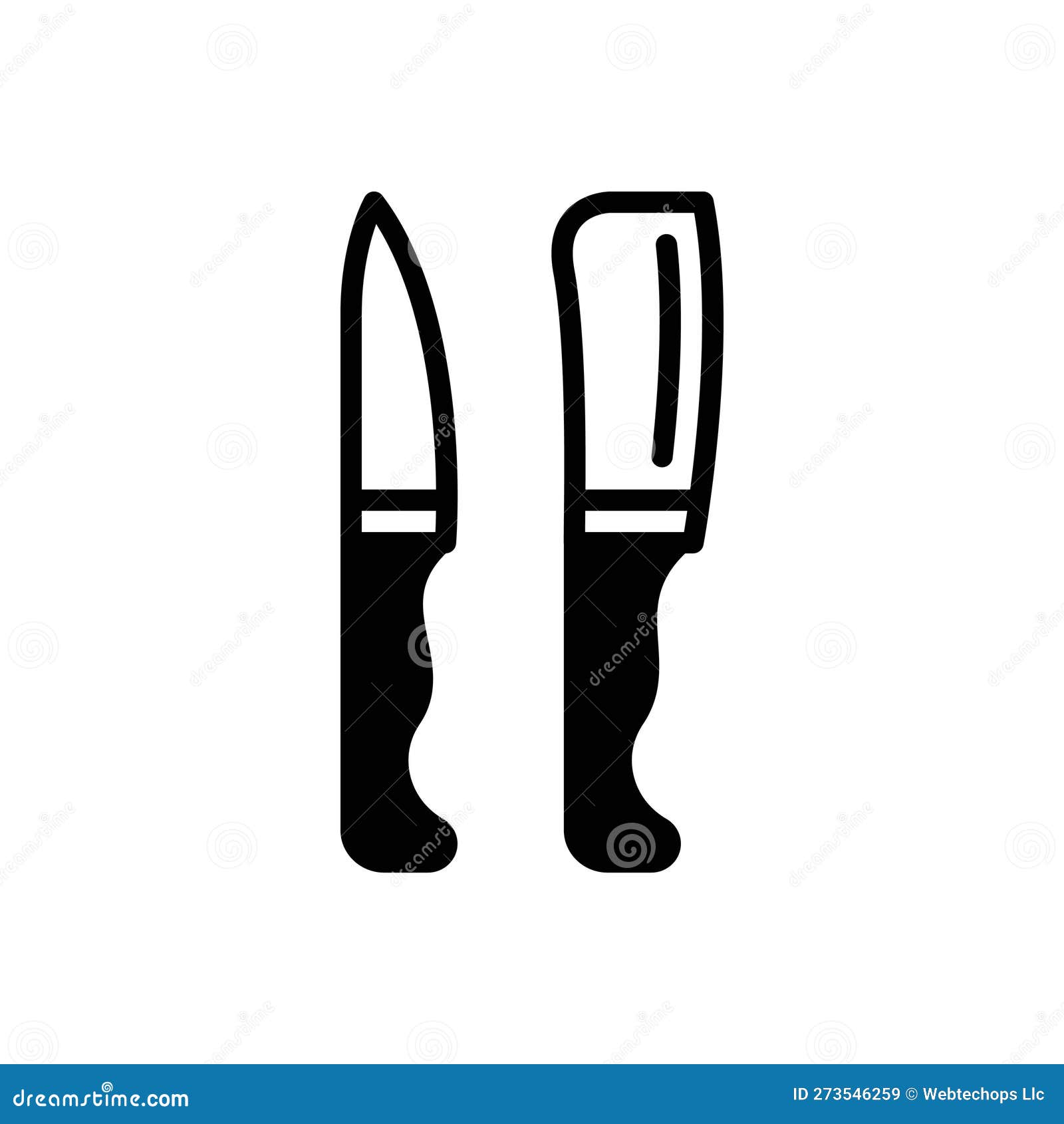 Black Solid Icon for Knives, Lancet and Tool Stock Vector ...