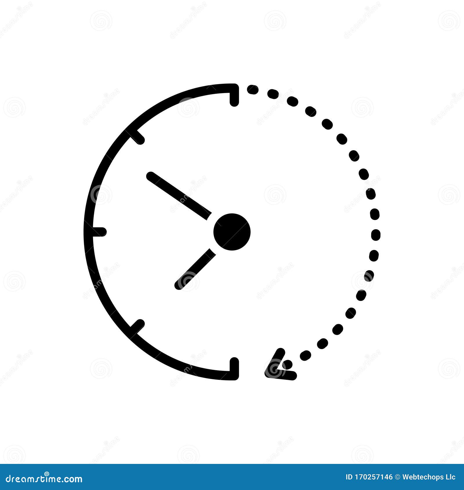 Black Solid Icon for Later, Afterwards and Hereinafter Stock Vector ...