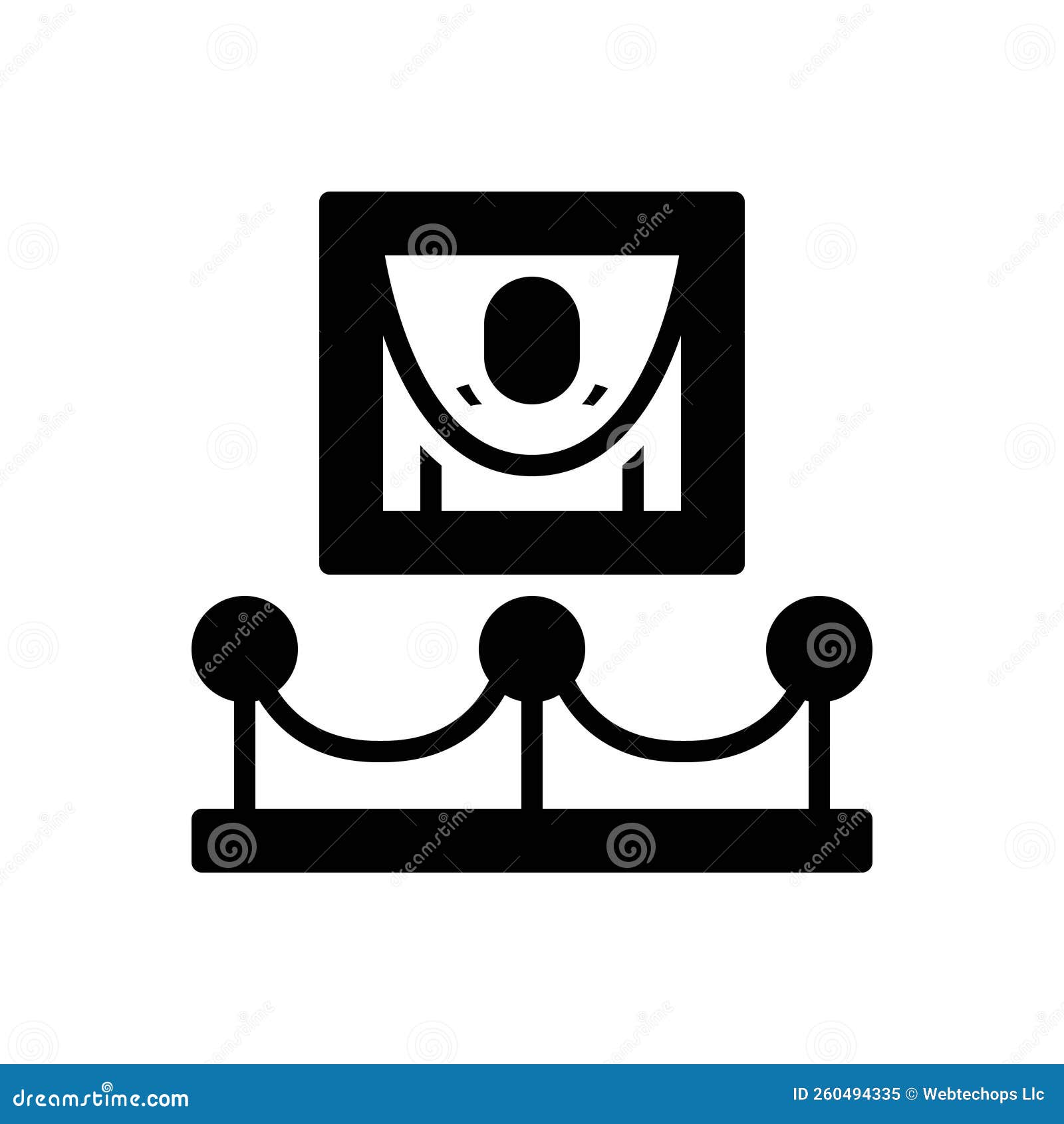 Black Solid Icon for Lived, Funeral and Passed Stock Vector ...