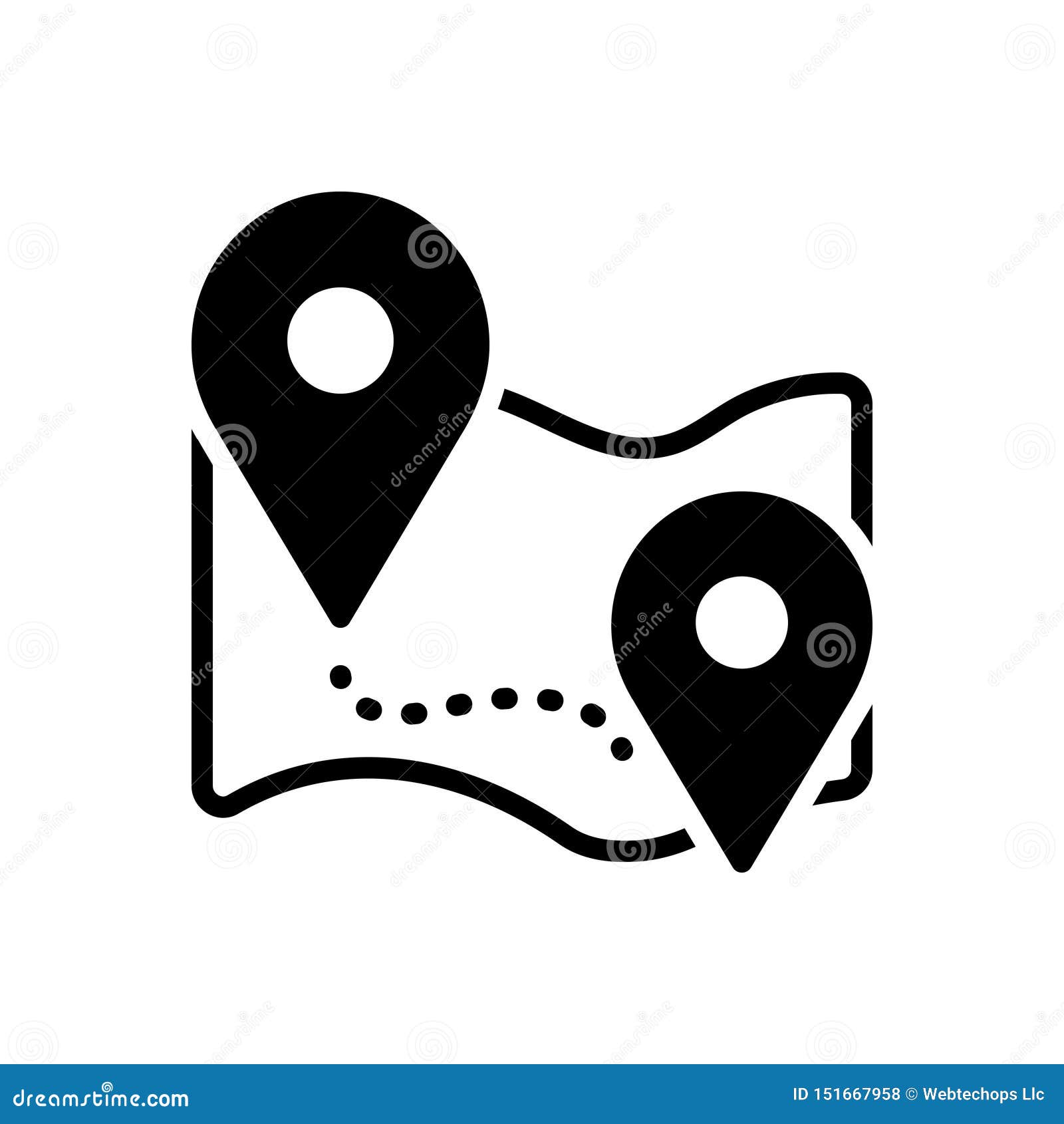 Black Solid Icon for Location, Pointer and App Stock Vector ...