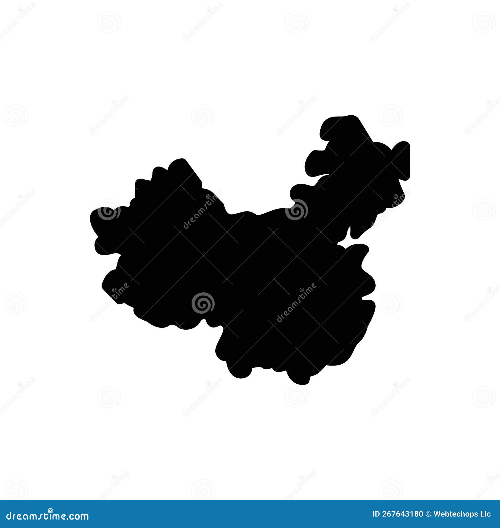 Black Solid Icon for Mainland, Hull Shape and Map Stock Illustration ...