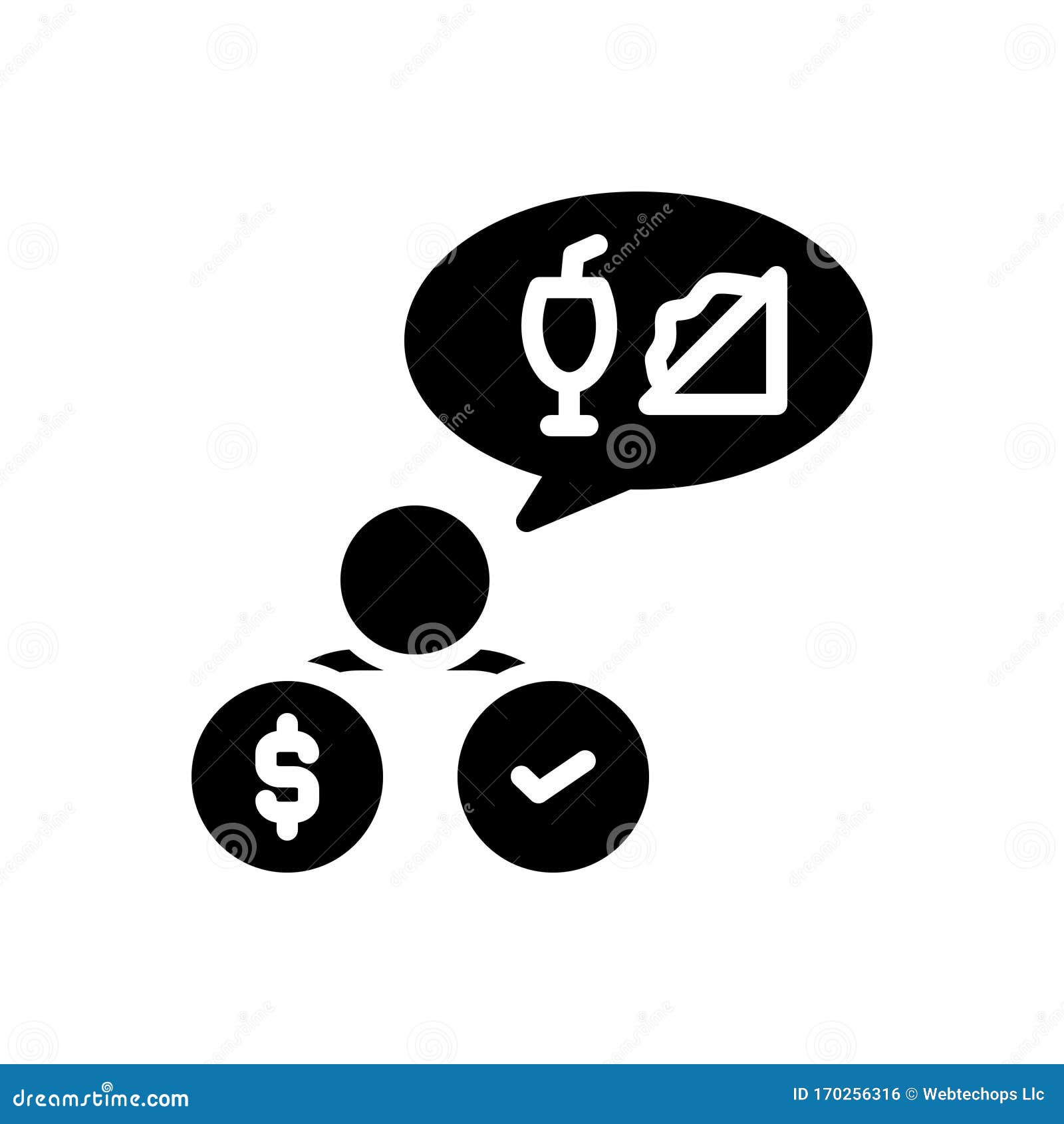 Black Solid Icon for Need, Necessity and Exigency Stock Vector ...