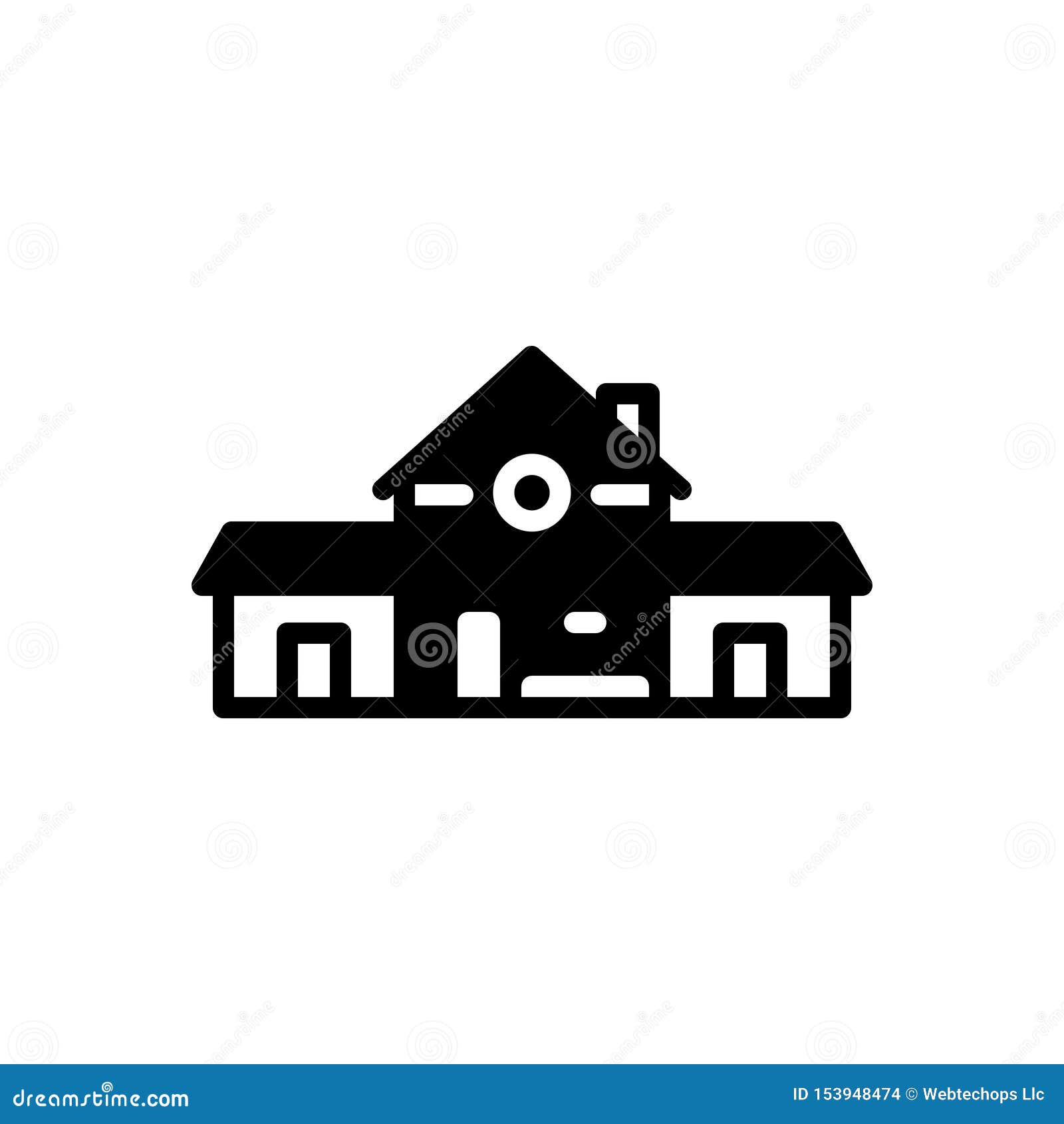 Black Solid Icon for Prefabricated, Development and Manufacture Stock ...