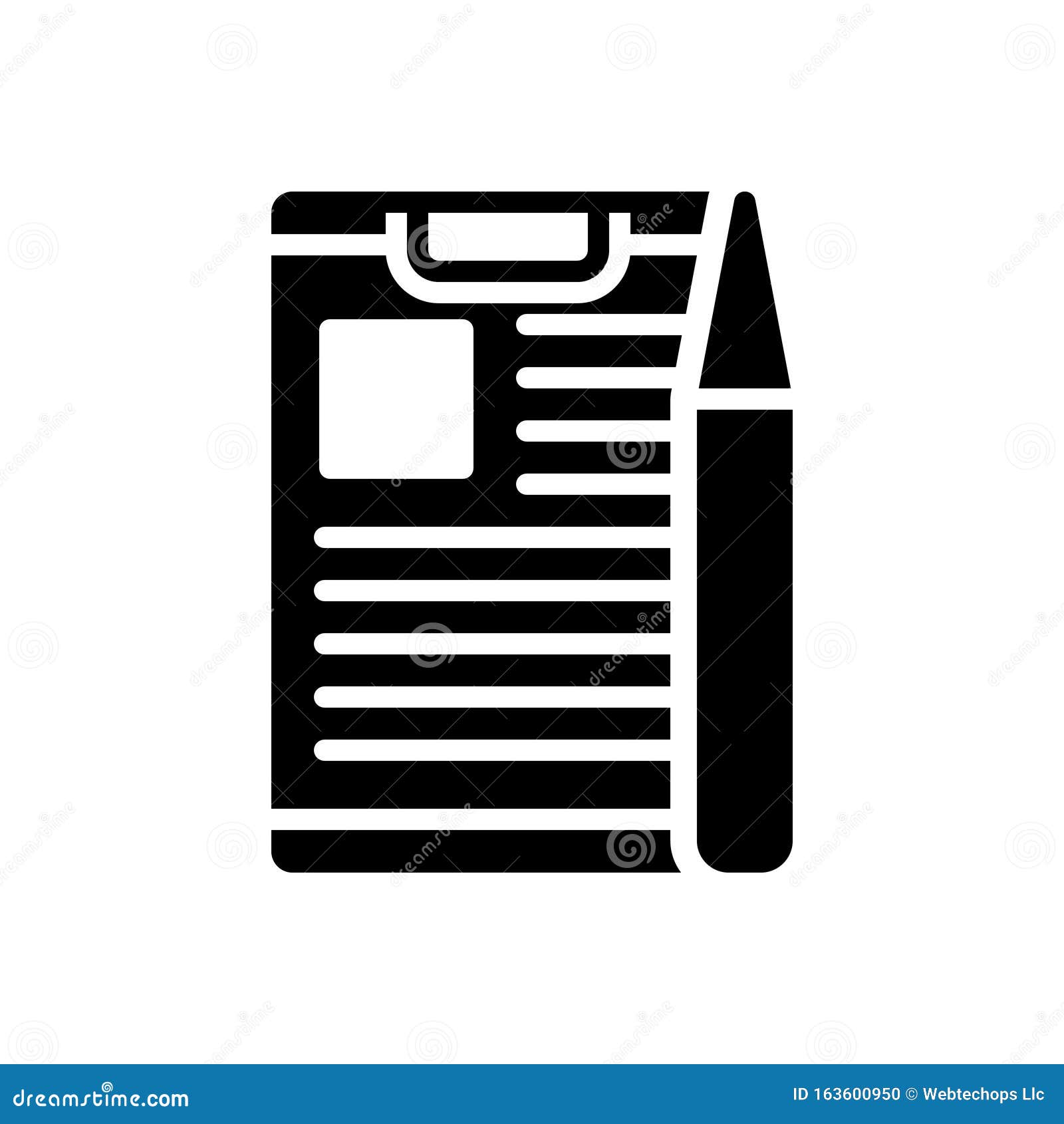 Black Solid Icon for Project Briefing, Discussion and Information Stock ...