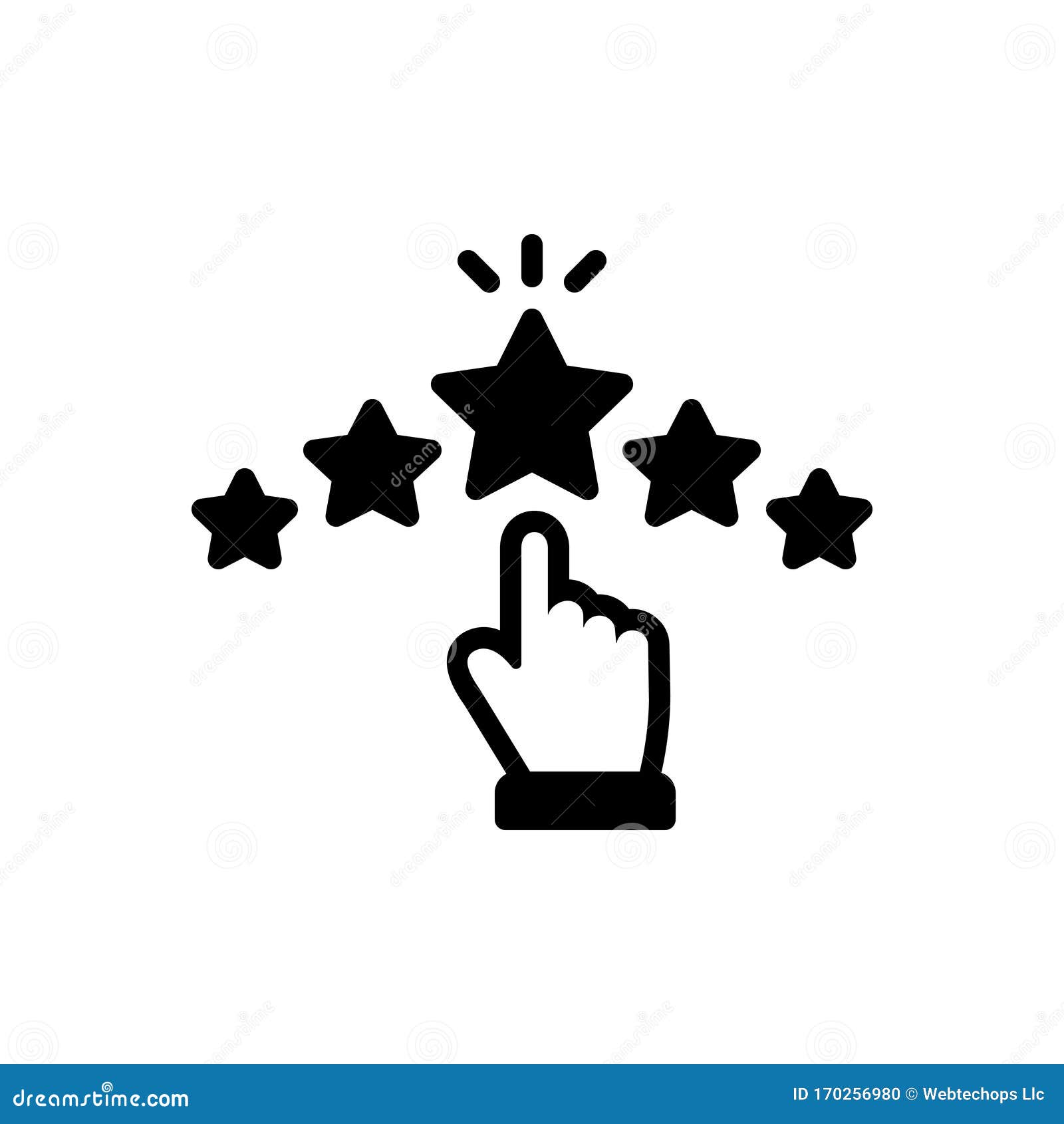 Black Ranking Star Icon Isolated On Yellow Background. Star Rating ...