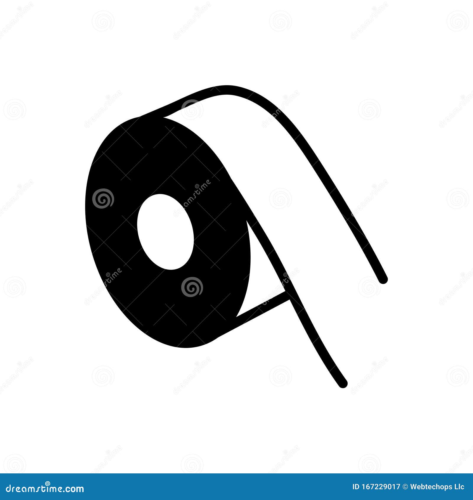 Black Solid Icon for Reflective Tape, Reflective and Measuring Stock ...