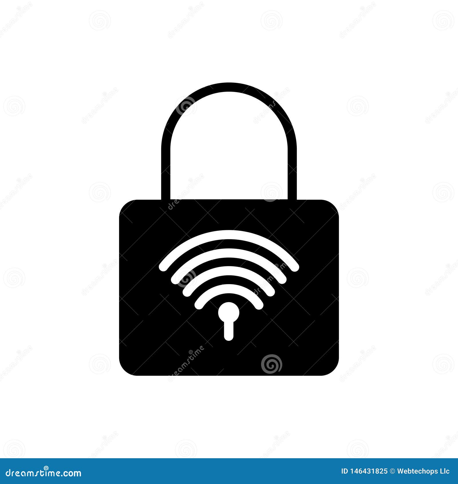 Solid Security Logo Vector Illustration | CartoonDealer.com #90551090