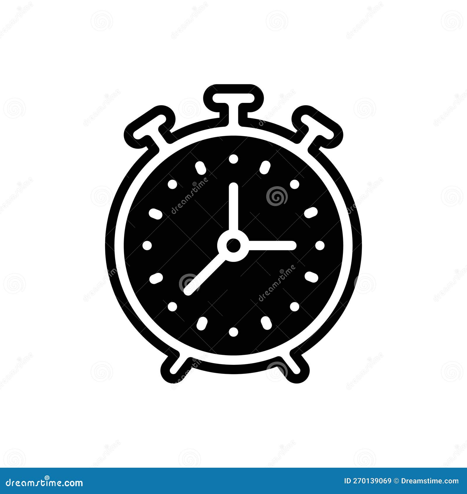 Black Solid Icon for Timely, Watch and Timer Stock Vector ...