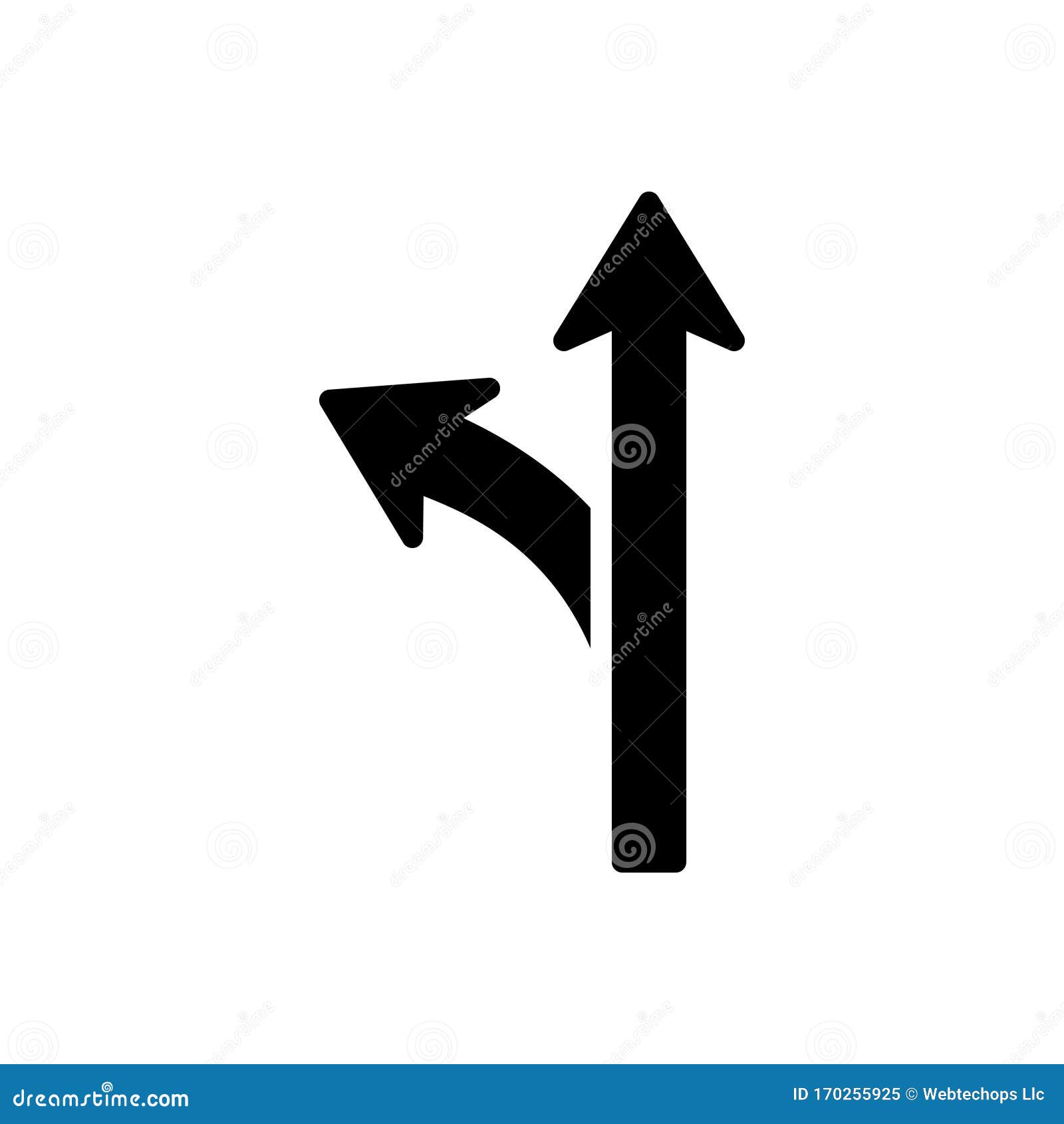 Map Highway Path Symbols. Black Truck Road Vector Icons Isolated ...