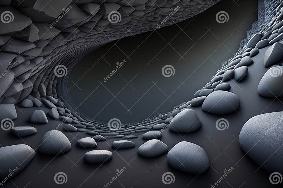 Black Solid Texture Background Generative AI Stock Photo - Image of ...