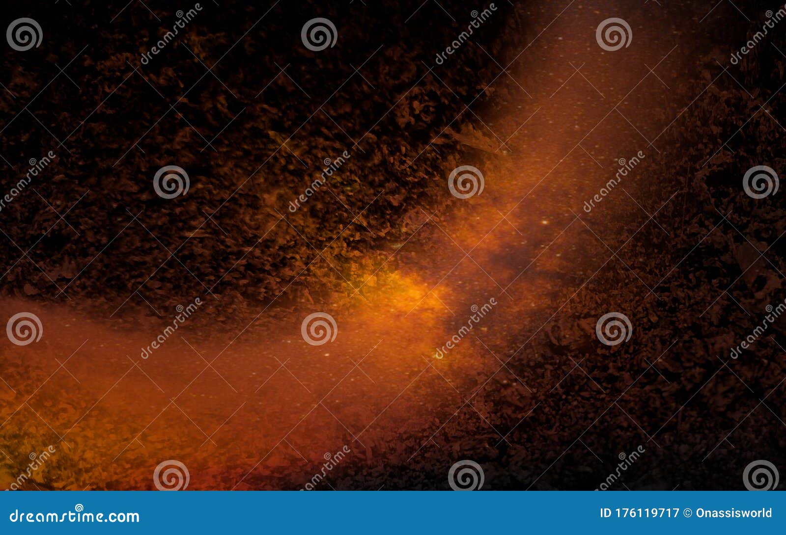 Black Space Light Glow Abstract Background Art Stock Image - Image of ...
